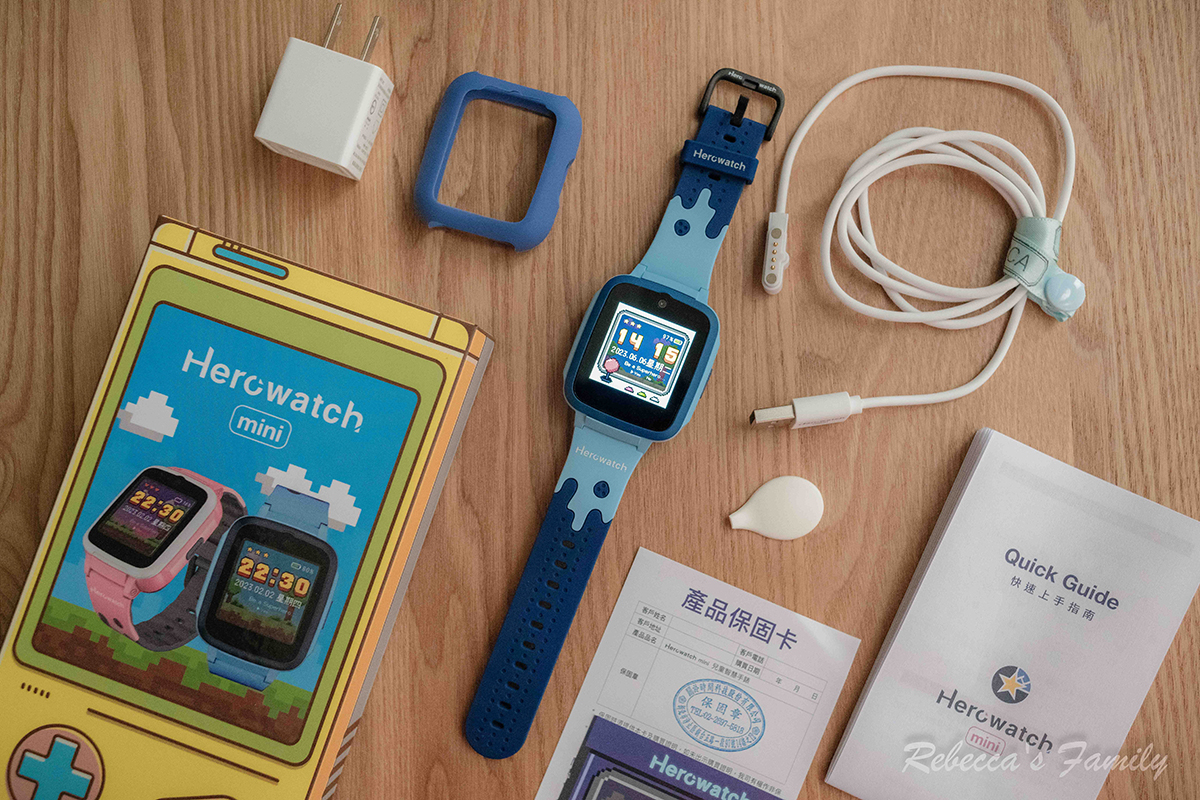 Herowatch mini 兒童智慧手錶好用嗎? 使用心得分享 @瑞貝卡一家